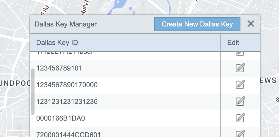How to create a new Dallas Key