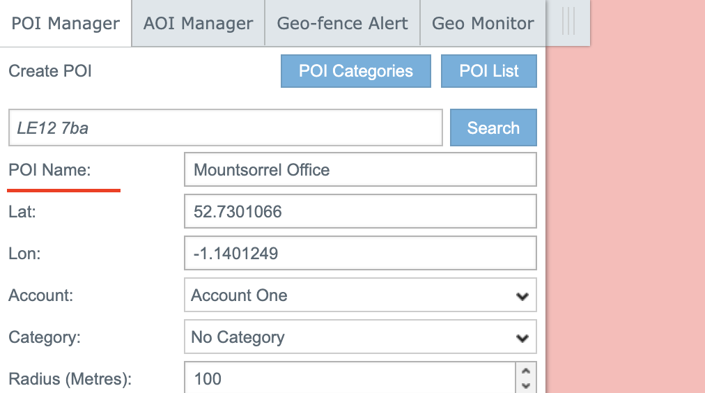 How to create a Point of Interest (POI)